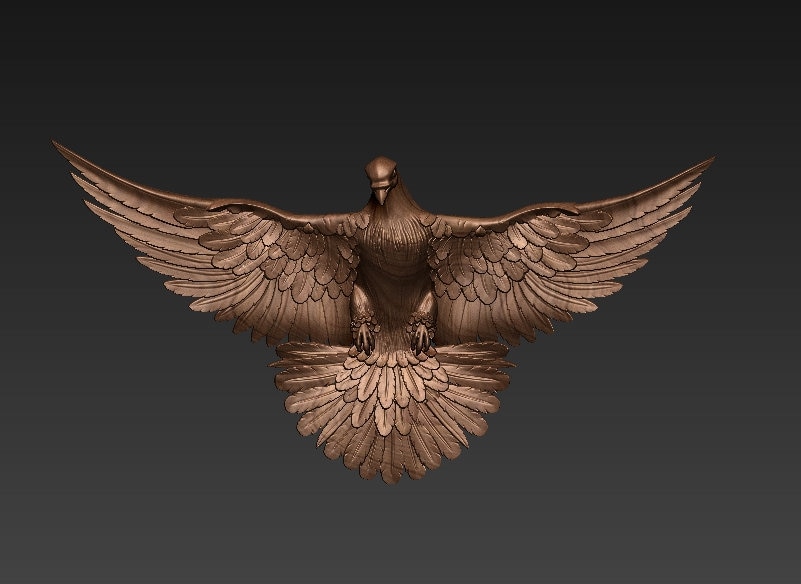 Dove Digital File for CNC, 3D STL File, Engraver, Artcam, Wood, Wall ...