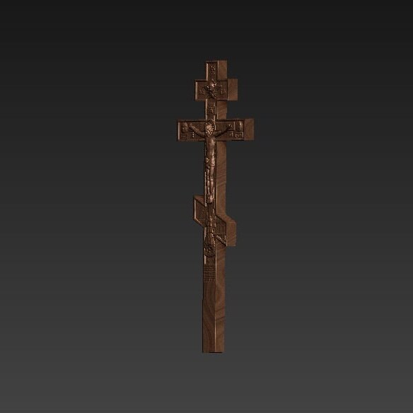Crucifix File for CNC, 3D STL File, Engraver, Artcam, Wood, Wall Decor ...