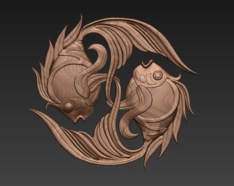 Shark Digital File for CNC, 3D STL File, Engraver, Artcam, Wood, Wall ...