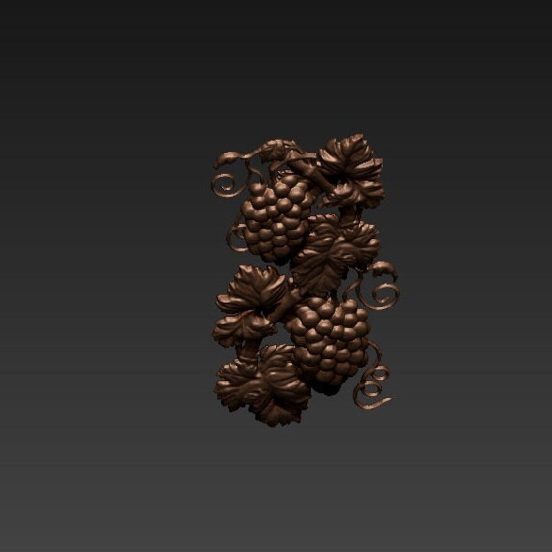 Grape Digital File for CNC, 3D STL File, Engraver, Artcam, Wood, Wall ...