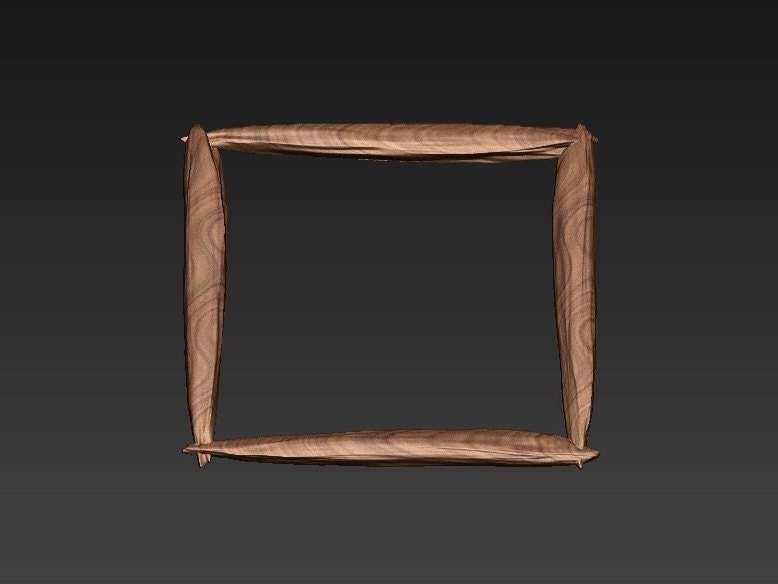 Frame File for CNC, 3D STL File, Engraver, Artcam, Wood, Wall Decor ...