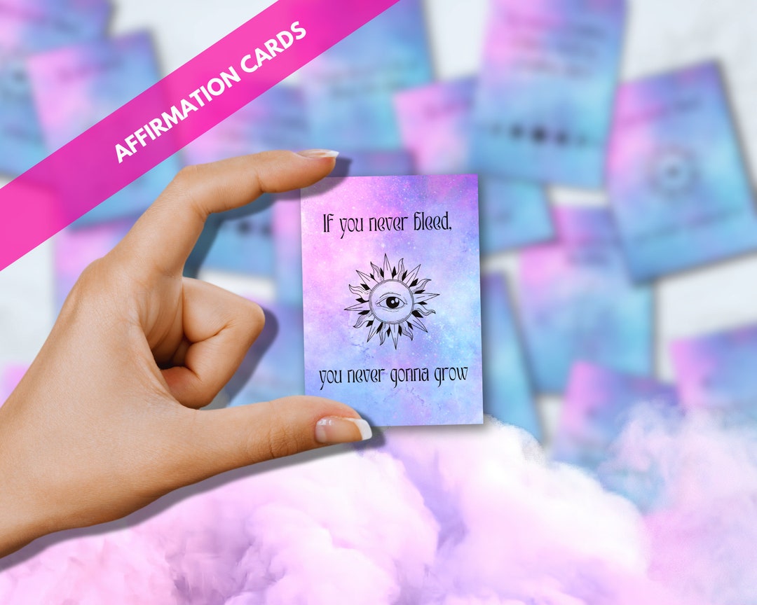 Taylor Swift Positive Affirmation Cards | Mindfulness Cards | Healing ...