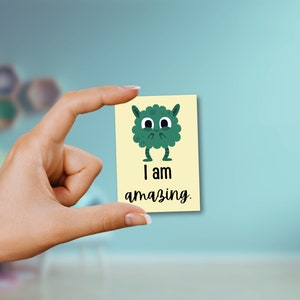 12 Printable Positive Affirmation Cards for Kids, Empowering Kids ...