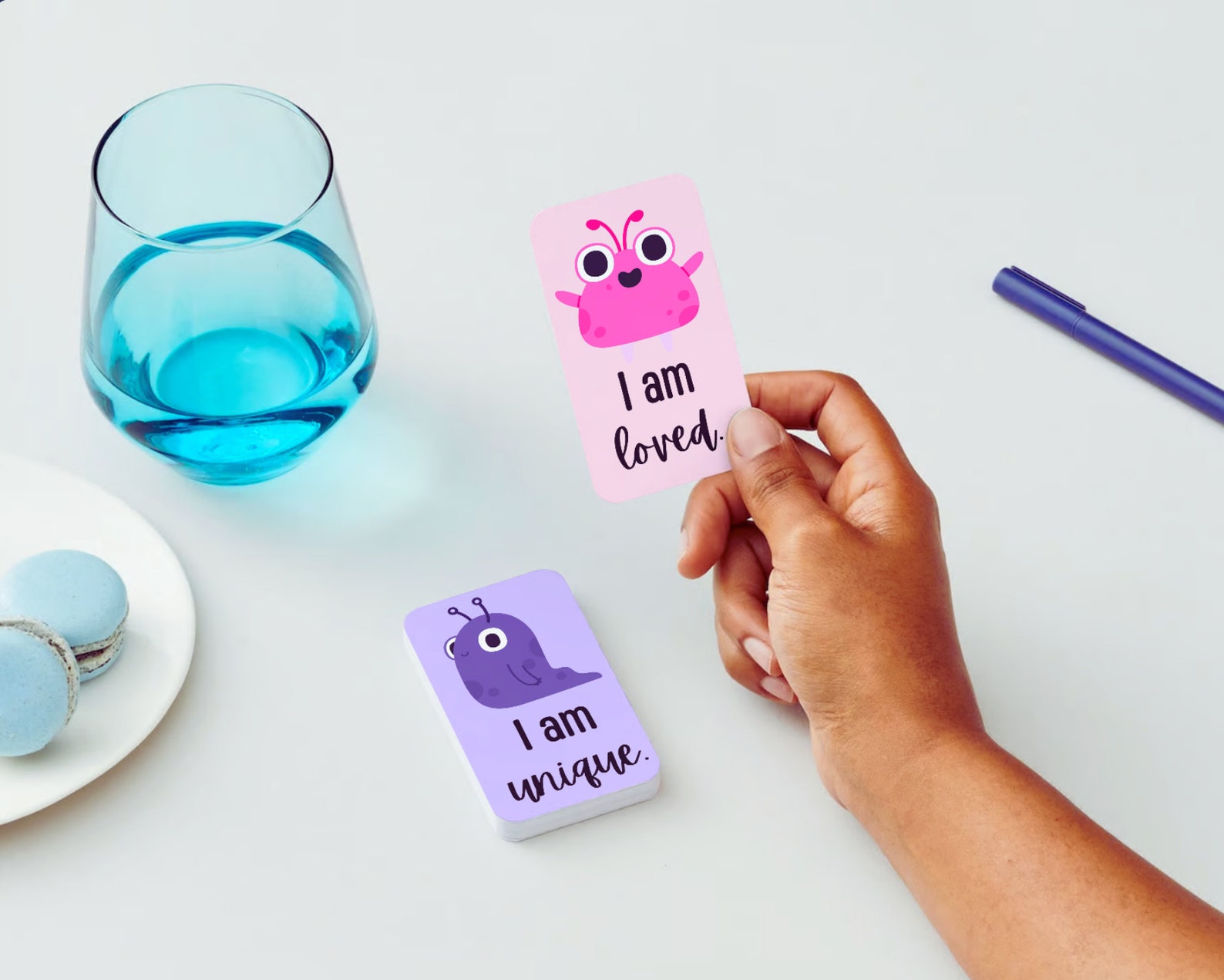 12 Printable Positive Affirmation Cards for Kids, Empowering Kids ...