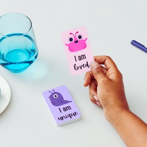 12 Printable Positive Affirmation Cards for Kids, Empowering Kids ...