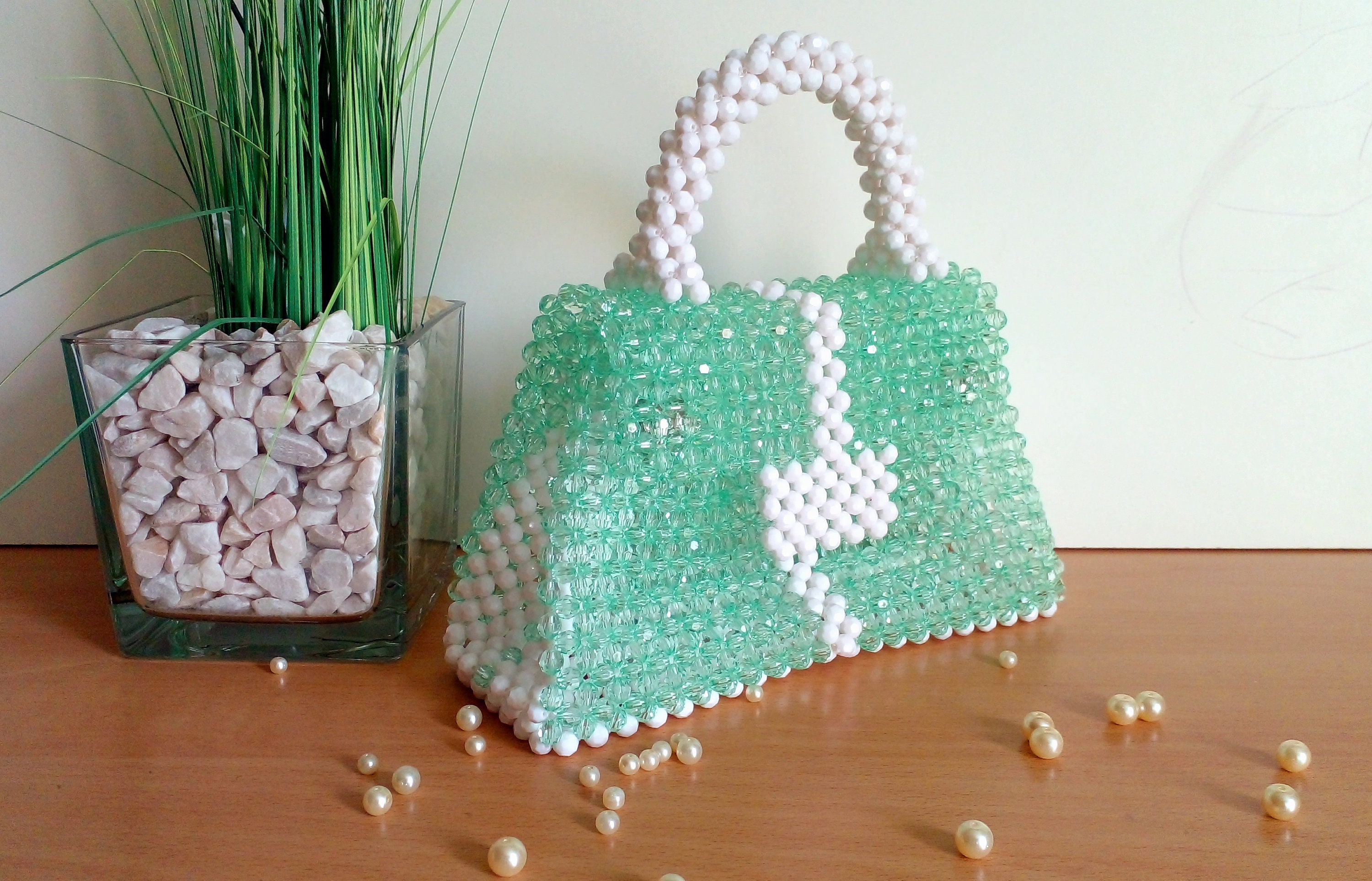 Luxury Crystal Handbag, Rhinestone Clutch, Crystal Prom Purse for ...