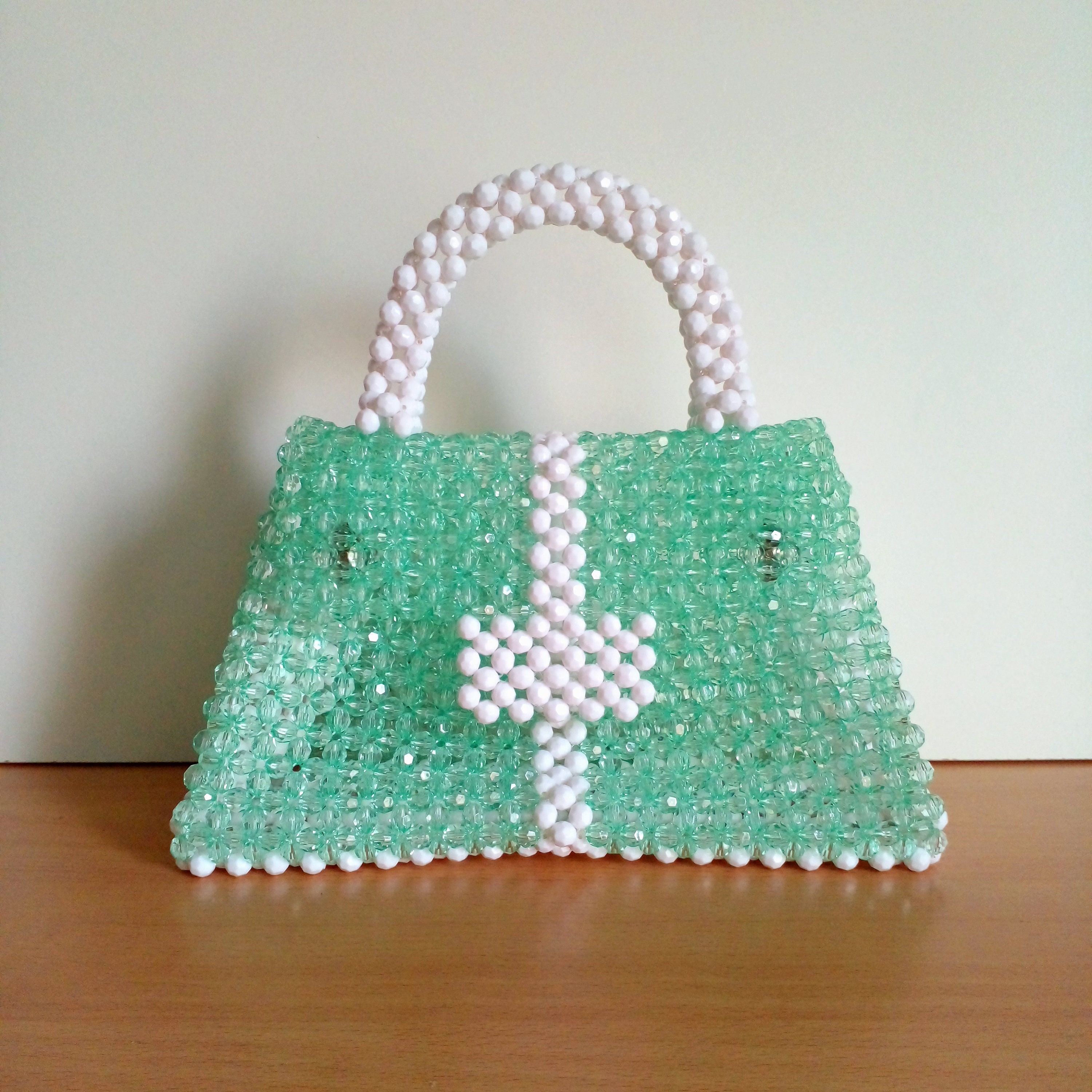 Crystal Bags, Gift for Her, Handmade Beaded Bag, Handmade Bags, Beaded ...