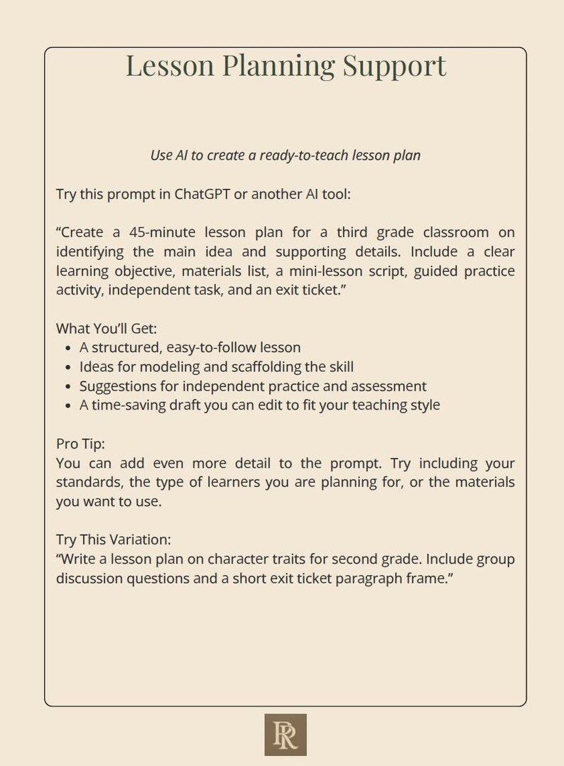 The Confident Teachers AI Toolkit - Etsy