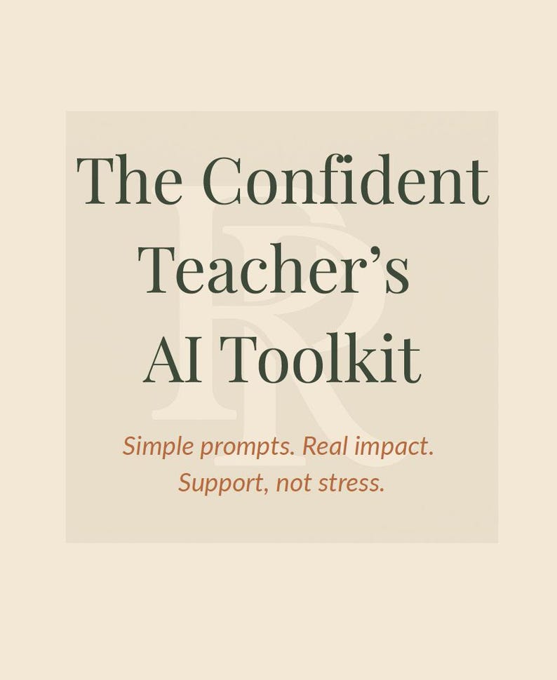 The Confident Teachers AI Toolkit - Etsy