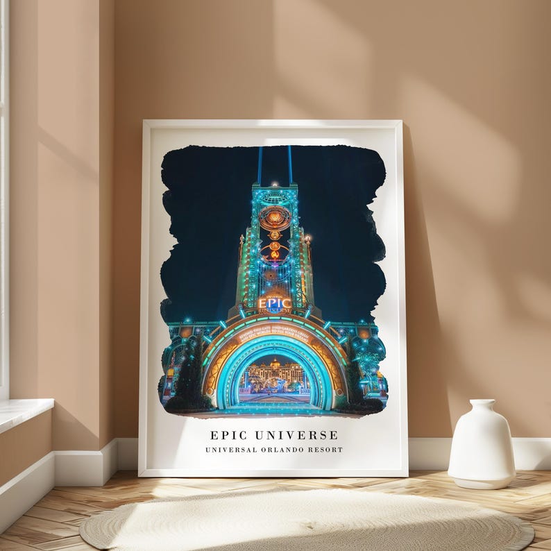 Epic Universe Poster | Epic Universe Wall Art | Celestial Park ...