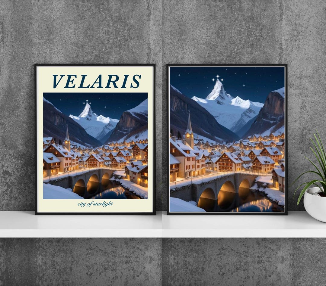 Velaris Posters | ACOTAR | Night Court | A Court of Thorns & Roses ...