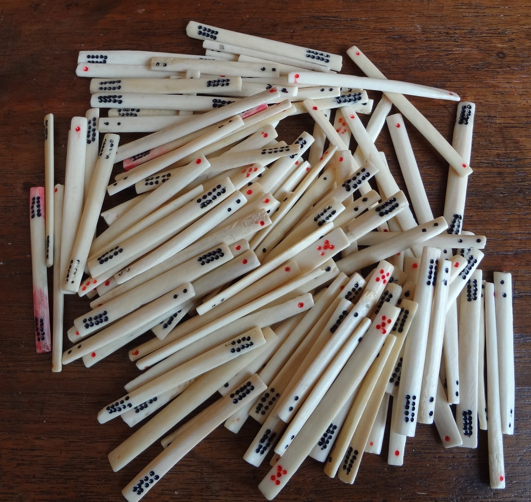 Antique Complete Mah Jong Set, Bone and Bamboo, in Box, With Extras - Etsy