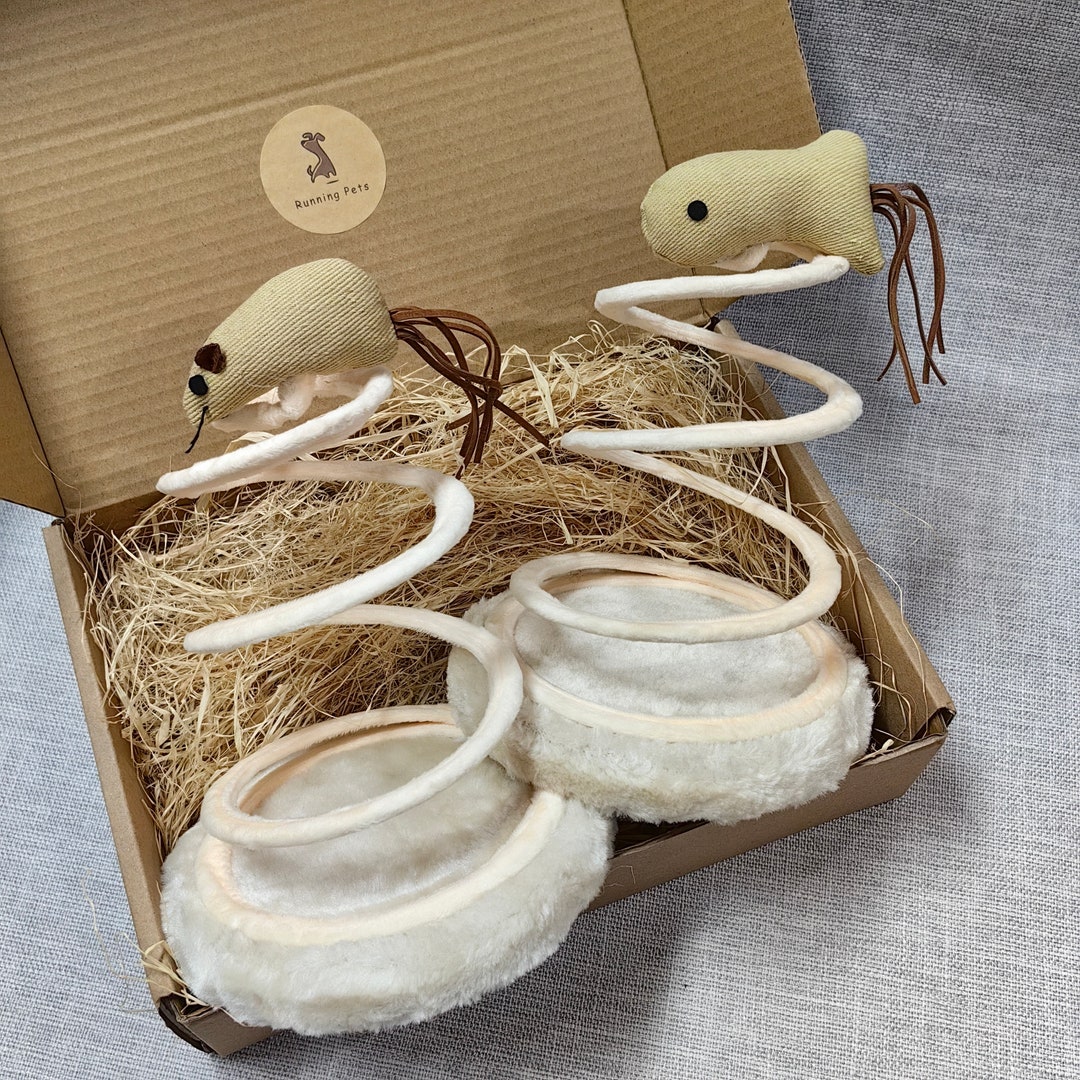 Cat Treat Box With Mouse/fish Doll Gifts for Cat Lovers, Gifts for Cats ...