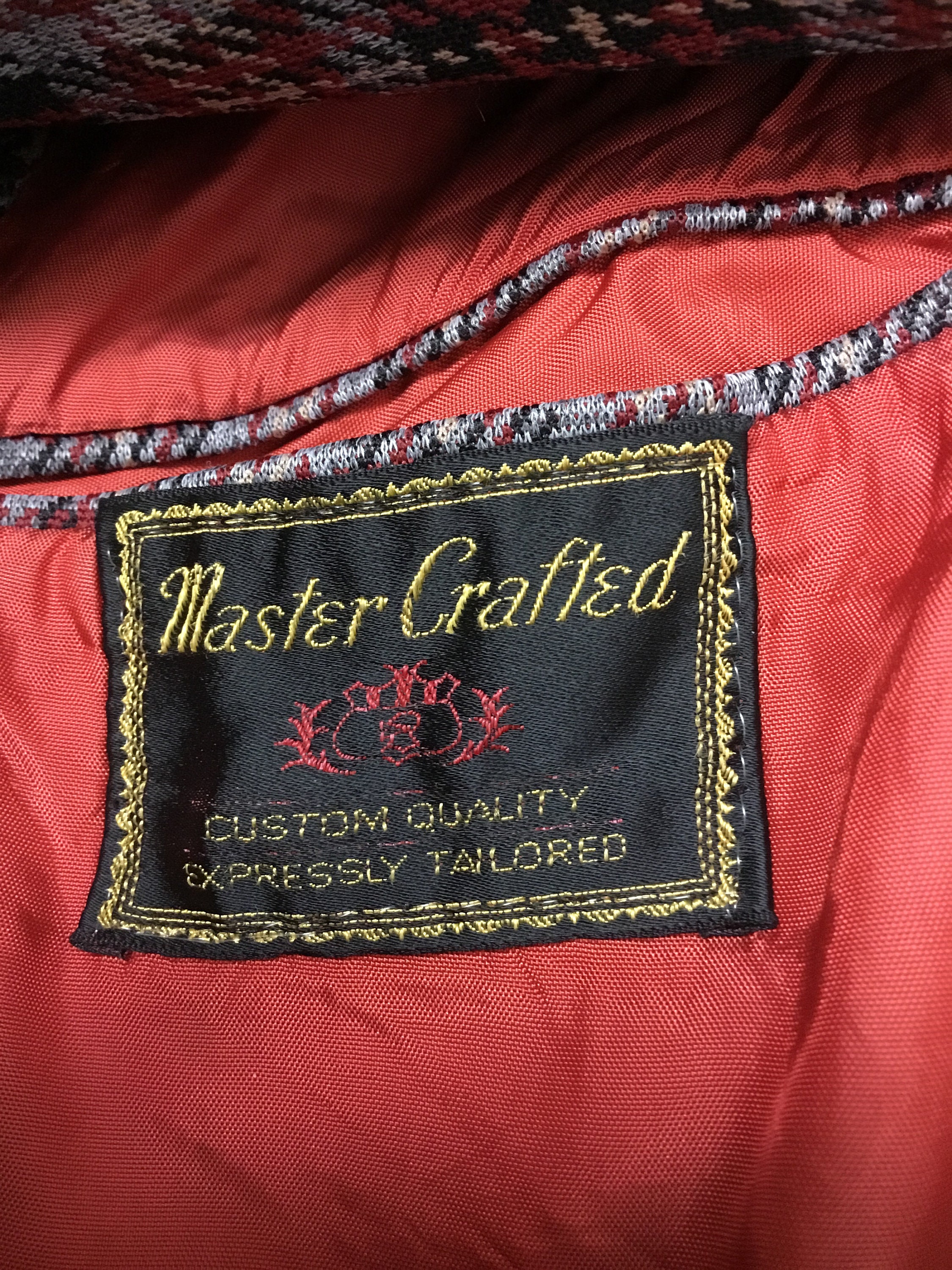 Master Crafted 1970s Mens Plaid Sports Jacket Small - Etsy