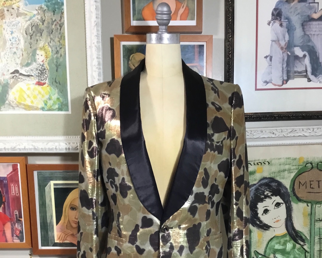 Barbara Matera LTD NY 1980’s Men’s Gold Lame’ Sports Jacket - Etsy