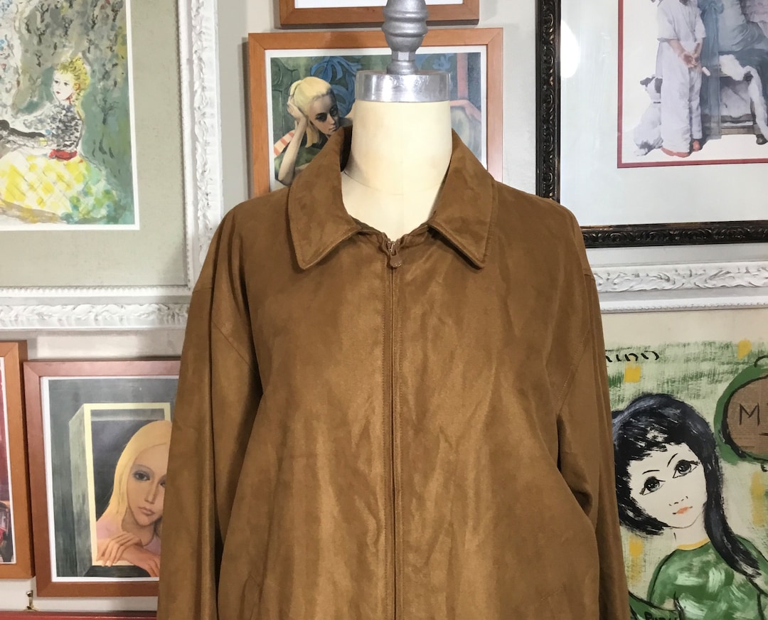 Rainforest 1980’s Men’s Ultra Suede Jacket - Etsy