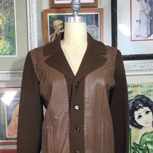 Torras Spain 1950’s Men’s Leather Knit Jacket - Etsy