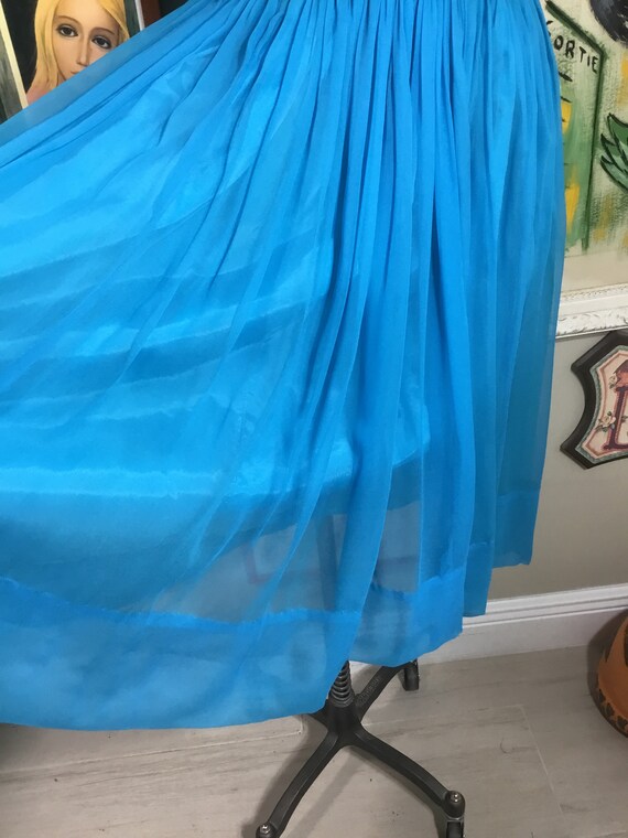 Jonathan Logan 1960’s Turquoise Blue Cocktail Dress - Gem