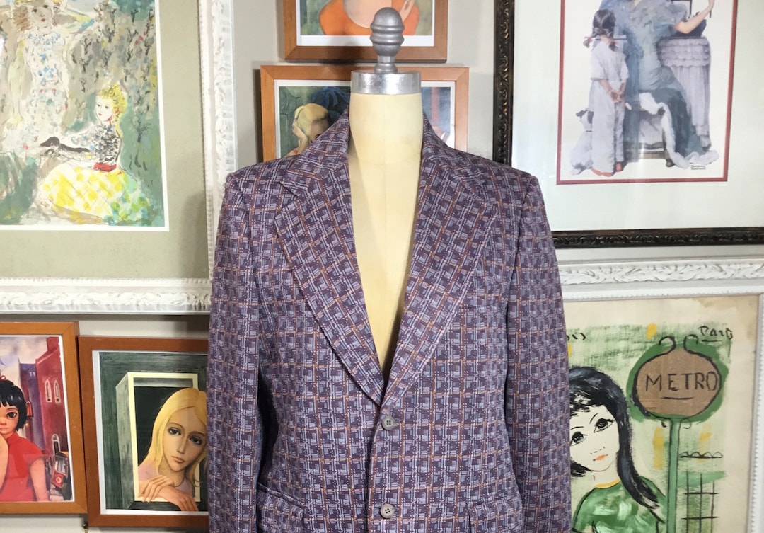 British Coronet Clothes of Miami 1970s Two Piece Suit - Etsy