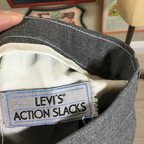 Levi’s Action Slacks Gray 1970s - Gem
