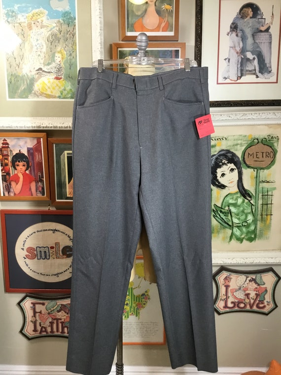 Levi’s Action Slacks Gray 1970s - Gem