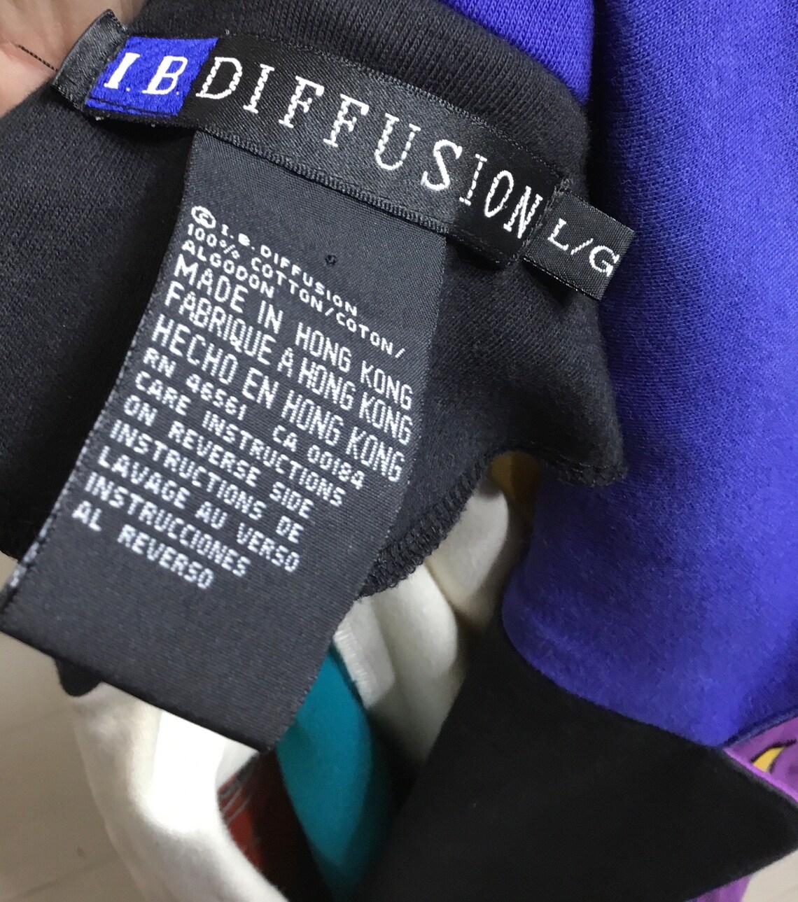 I.B. Diffusion 1980’s Women’s Multi Color Colorblock Jacket - Etsy