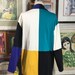 I.B. Diffusion 1980’s Women’s Multi Color Colorblock Jacket - Etsy