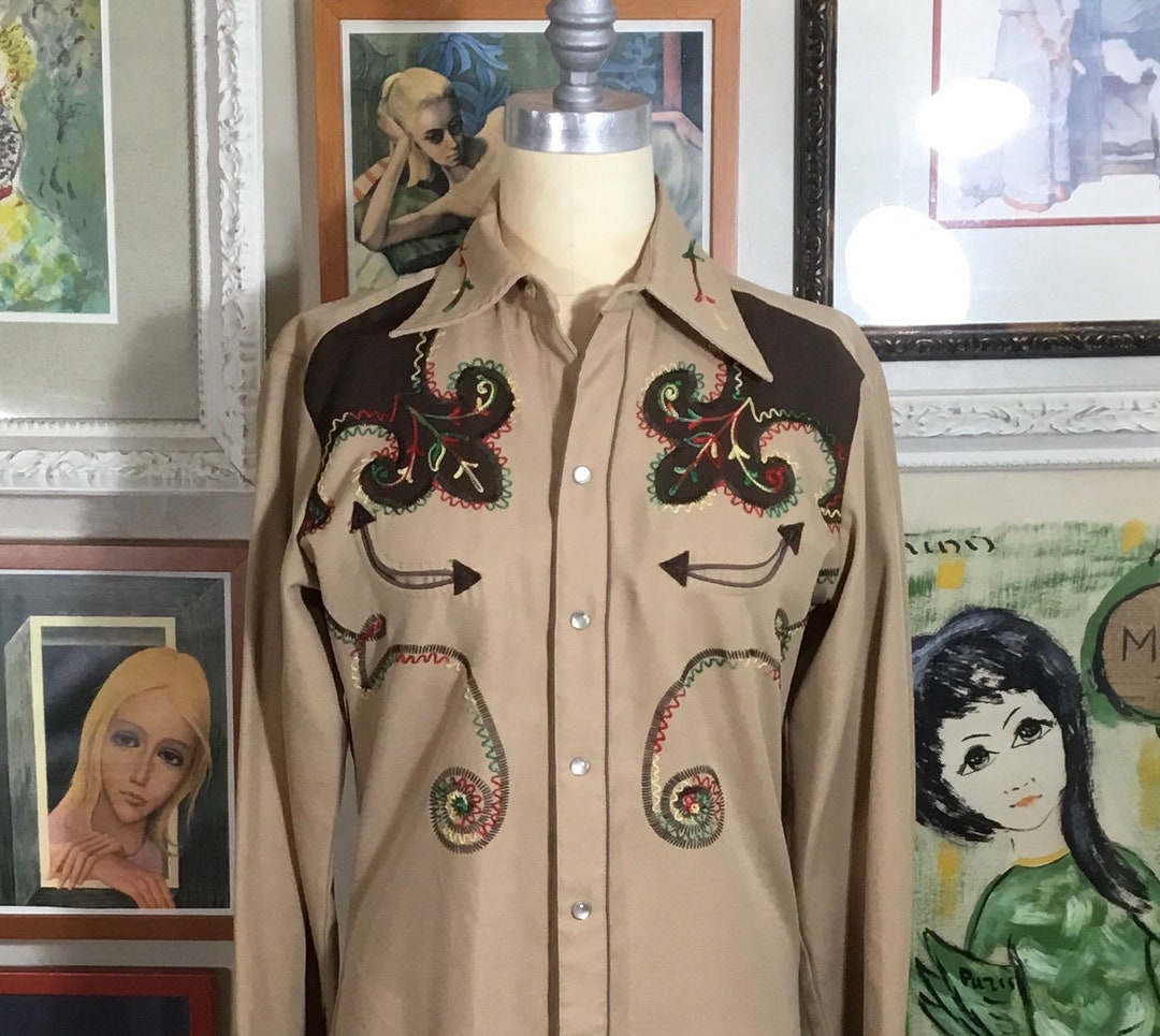 H Bar C California Ranchwear 1960’s Western Shirt - Etsy
