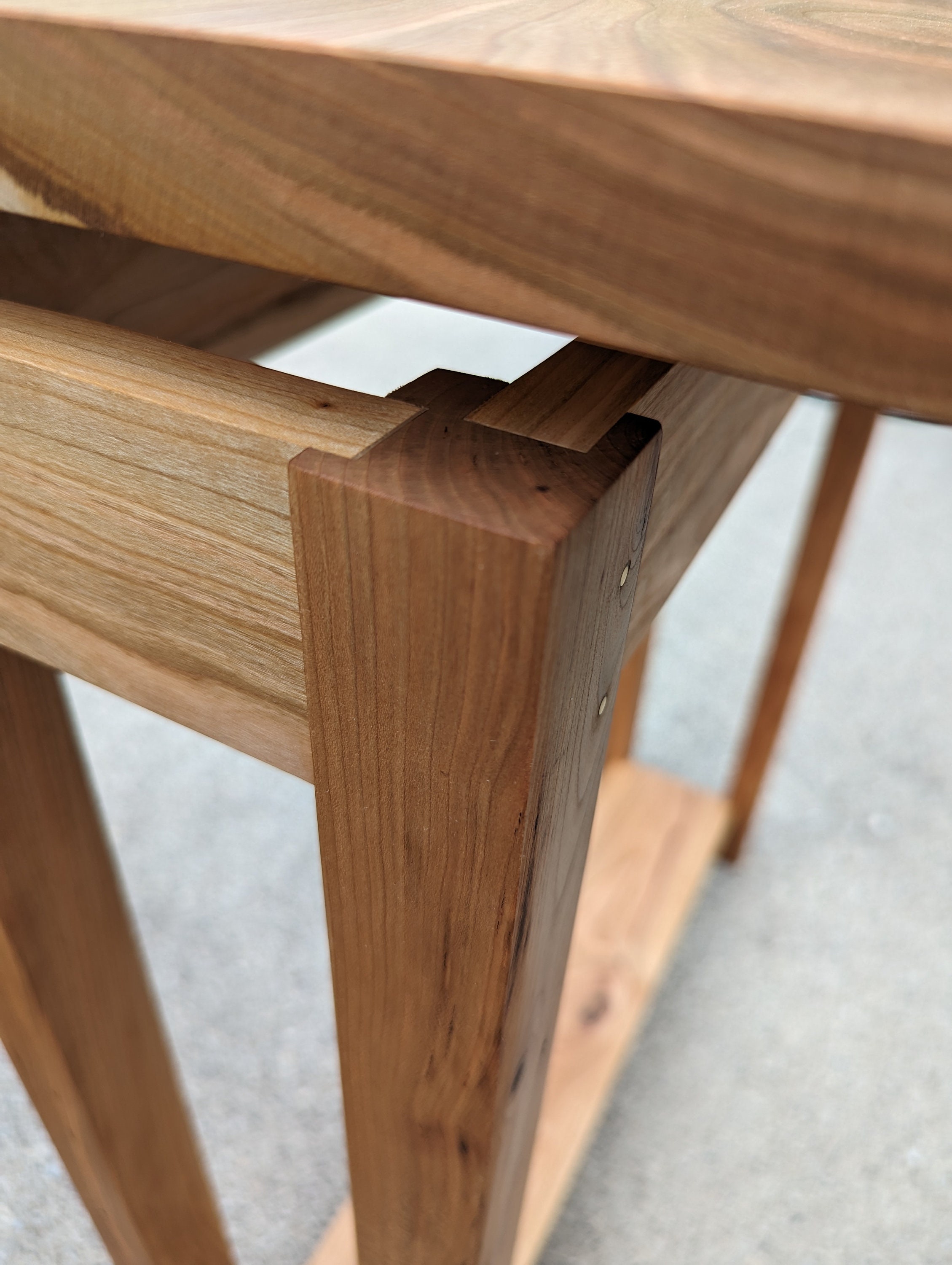 Custom Made Cherry Console Table - Etsy