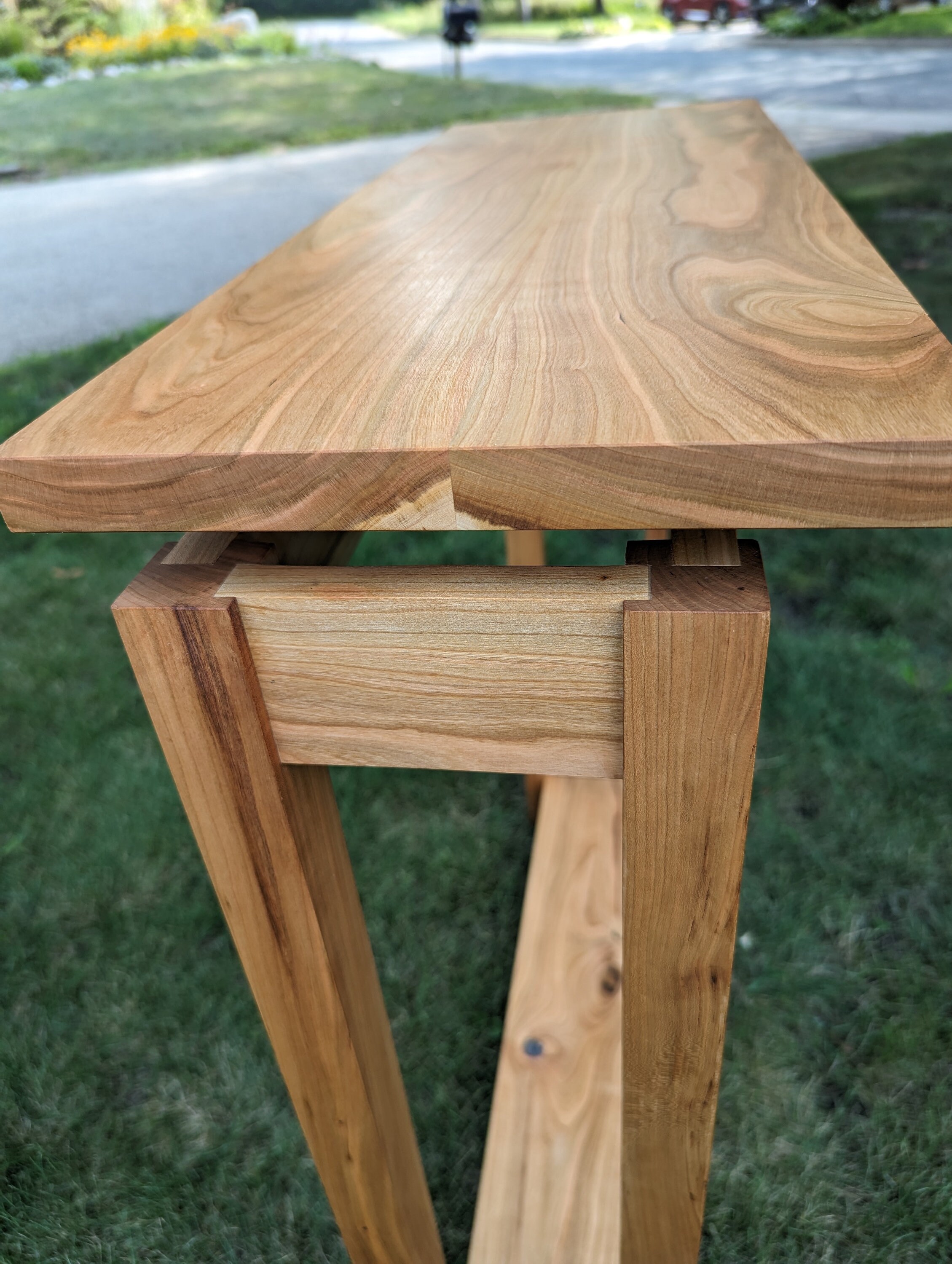 Custom Made Cherry Console Table - Etsy