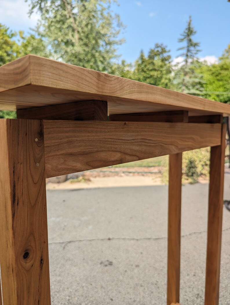 Custom Made Cherry Console Table - Etsy