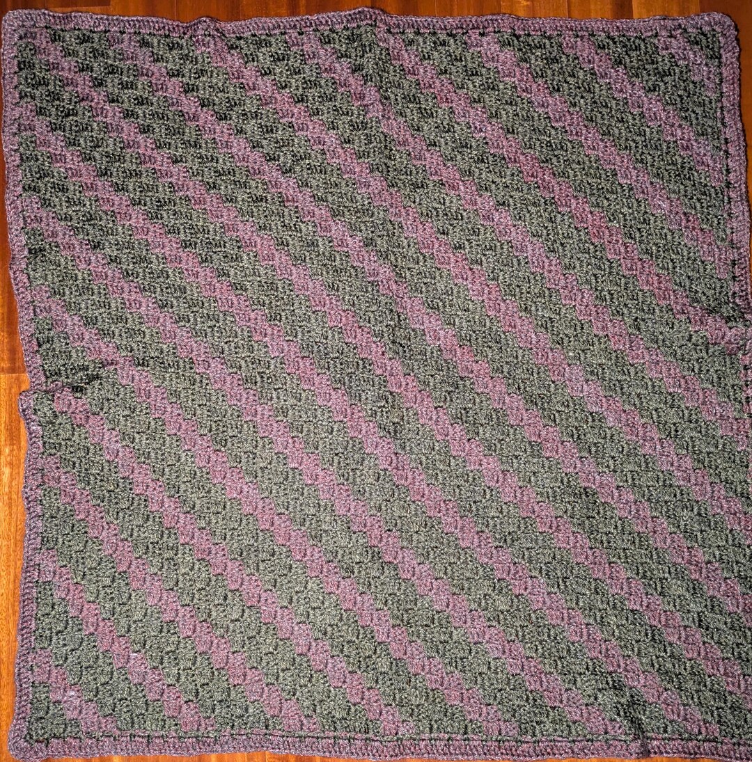 Hunter and Berry Marble Crochet C2C Baby Blanket - Etsy