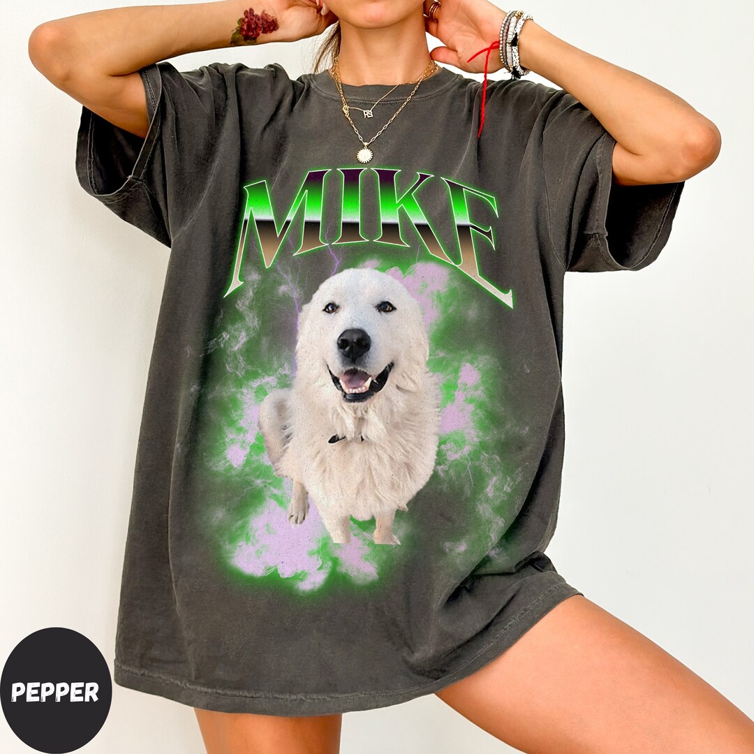 Custom Dog Bootleg Shirt Custom Bootleg Rap Tee Pet Photo Name Custom ...