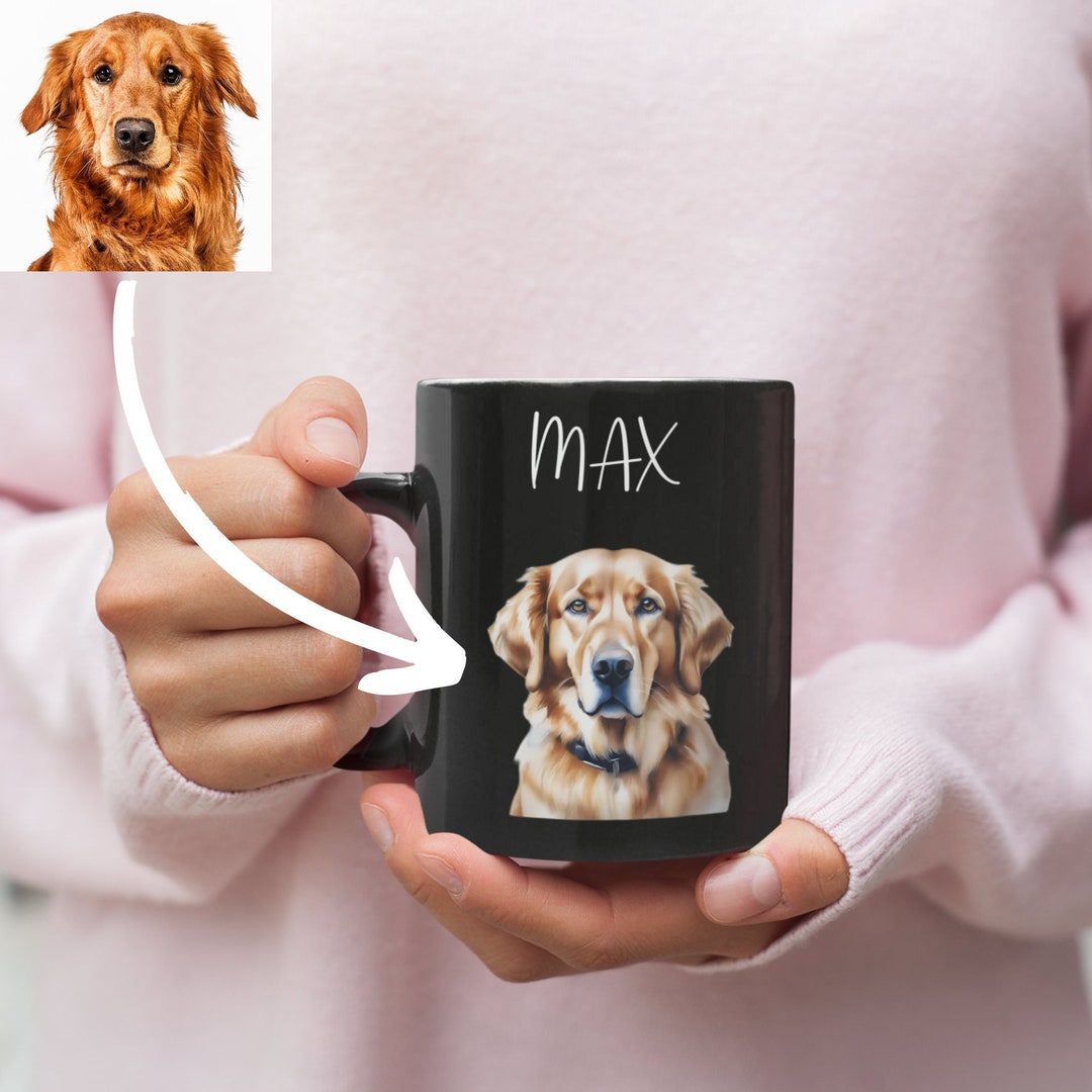 Custom Pet Mug Using Pet Photo Name Custom Dog Mug Personalized Pet Mug ...