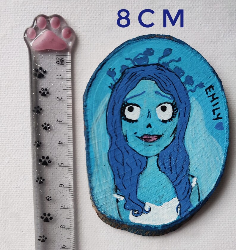 Emily the Corpse Bride Illustration on Wood - Etsy