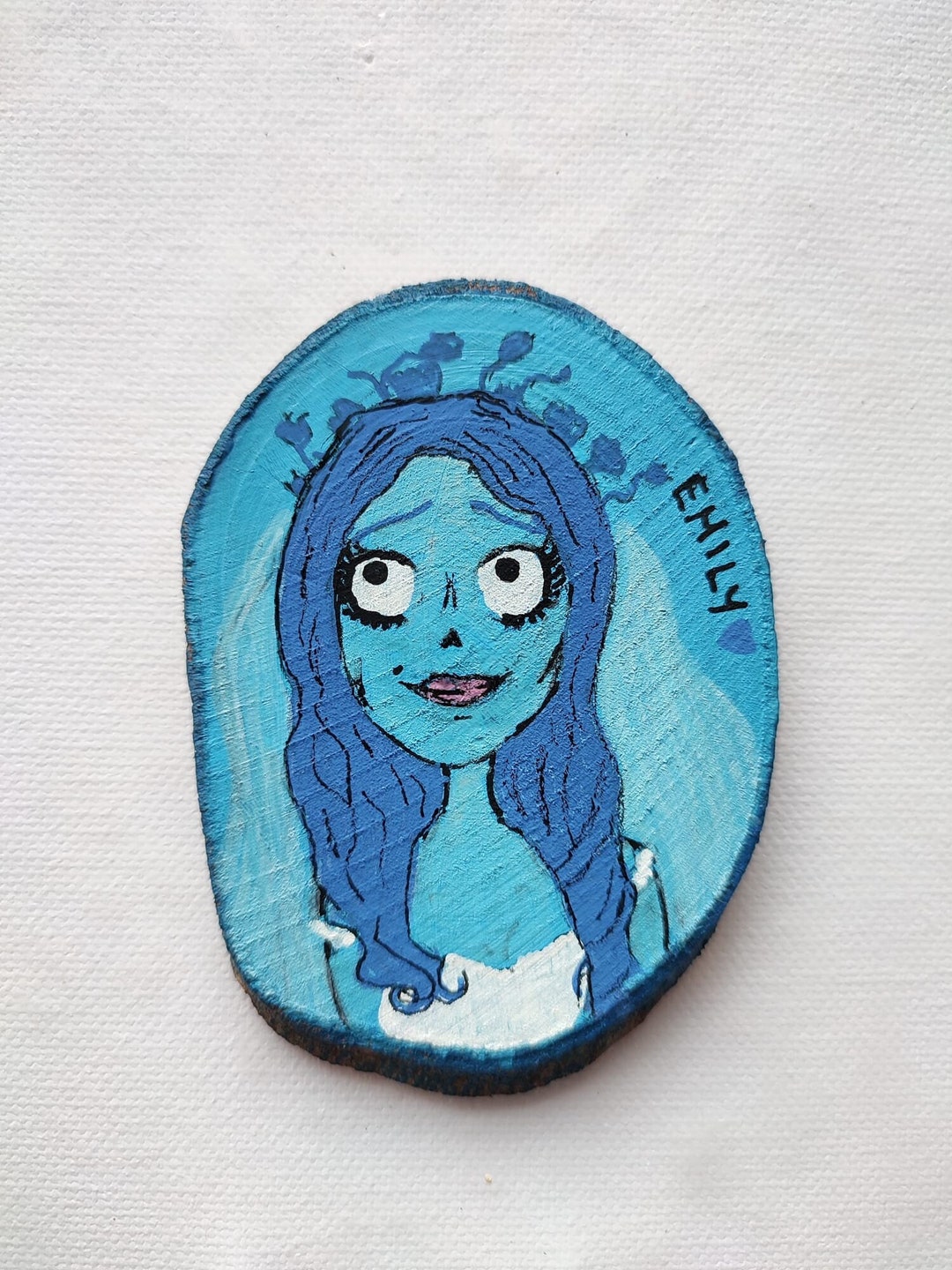 Emily the Corpse Bride Art Painting on Wood - Etsy