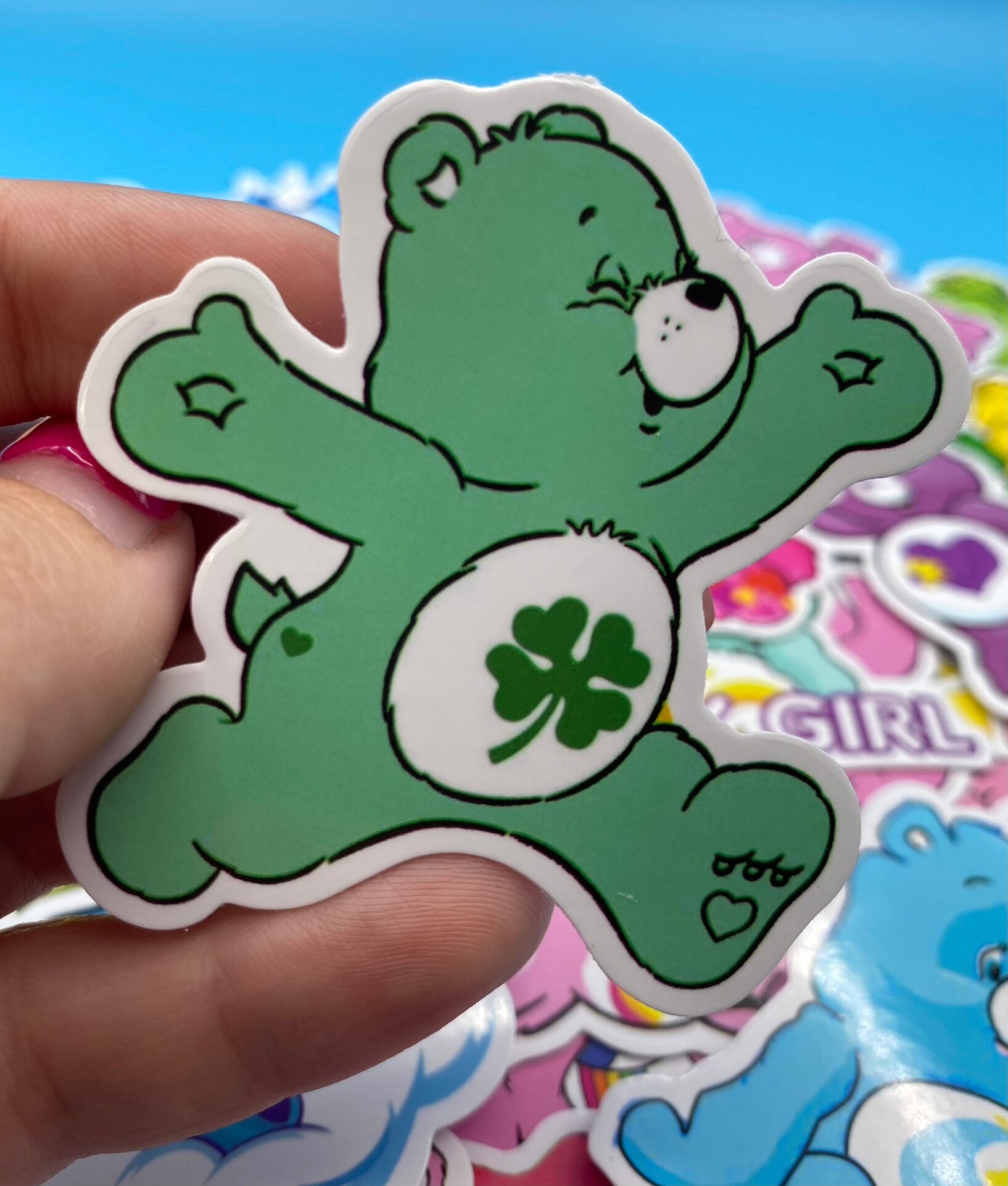 Care Bears Stickers, 5-50pc Care Bears Sticker, Laptop Decal, Bike ...