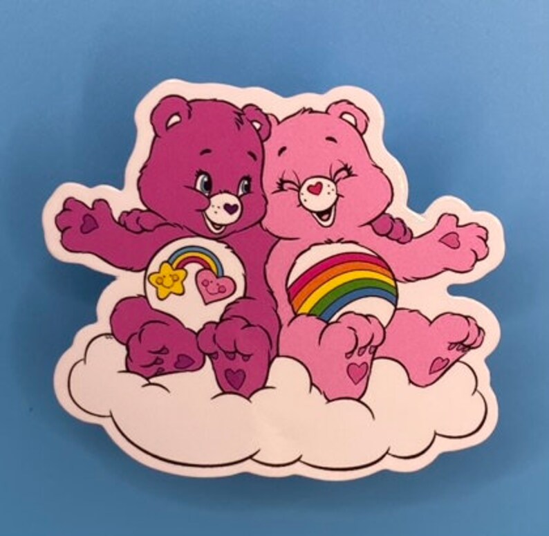 Care Bears Stickers, 5-50pc Care Bears Sticker, Laptop Decal, Bike ...