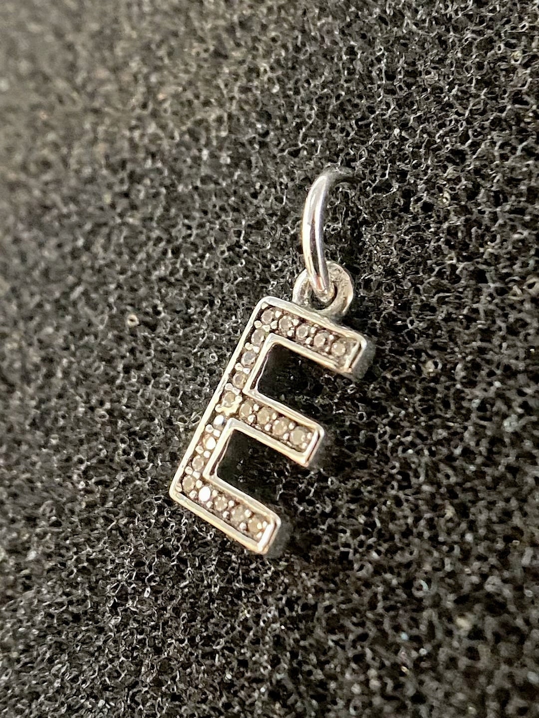 Pandora Sterling Silver Hanging Letter e Pendant - Etsy