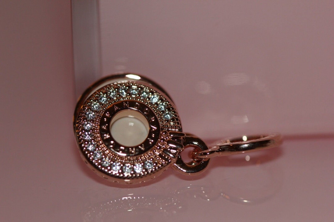 Authentic Pandora Rose Sparkling O Crown Dangle With Clear Zirconia ...