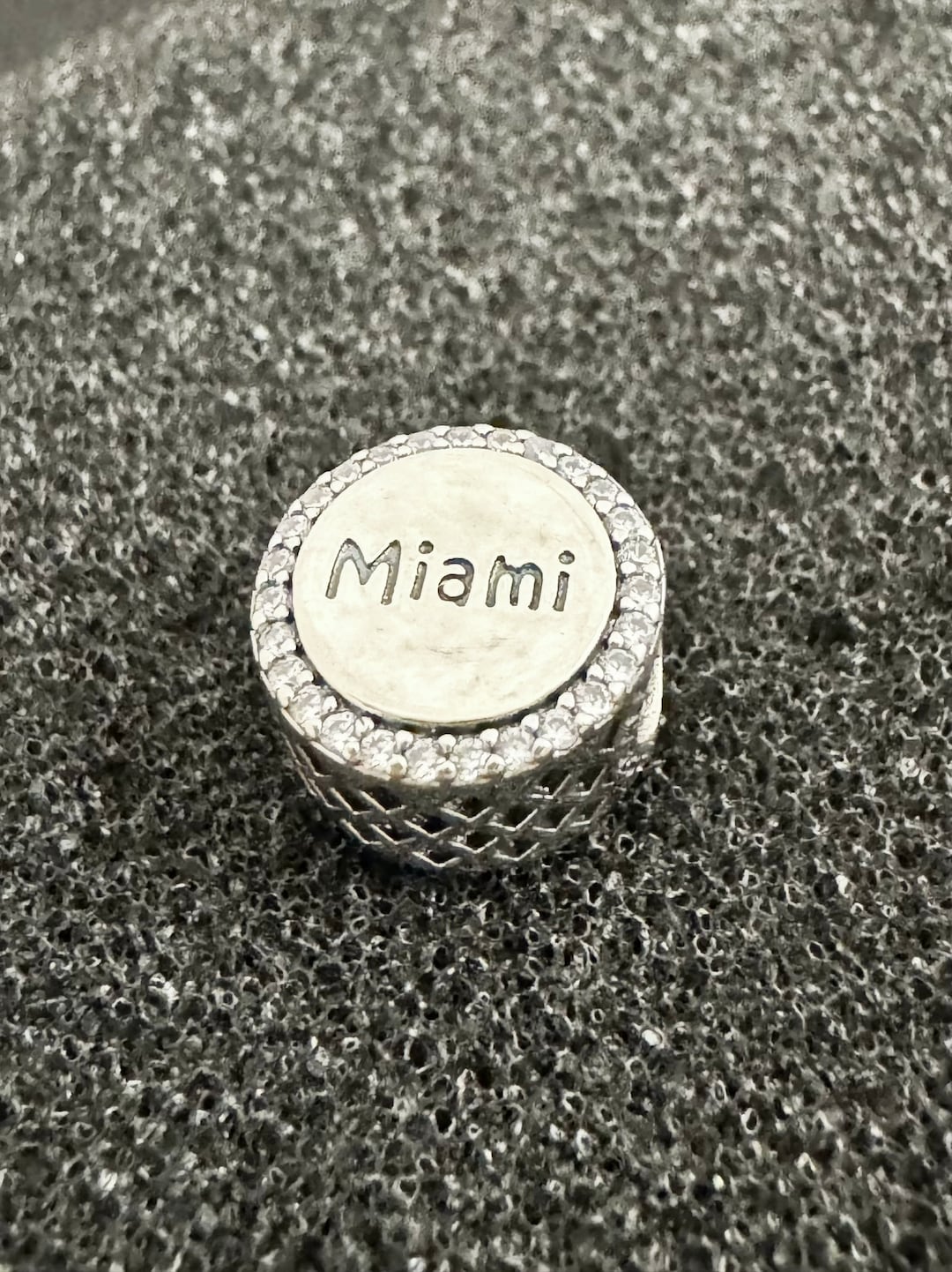 Authentic Pandora Miami Charm Beach Palm Trees Florida - Etsy