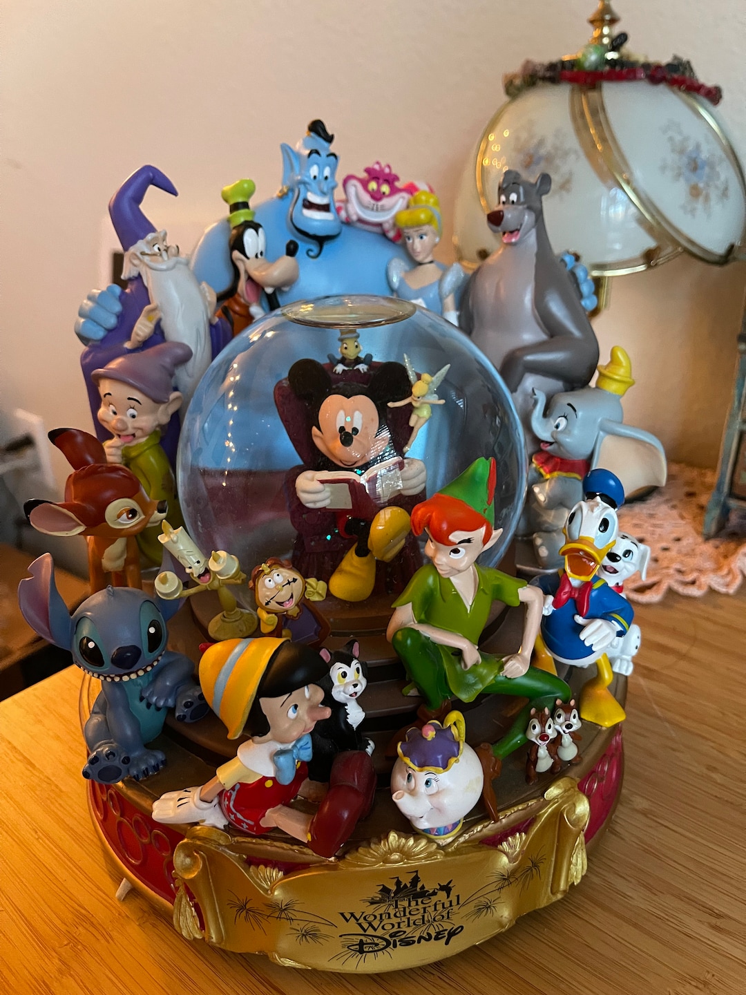The Wonderful World of Disney Snow Globe - Etsy