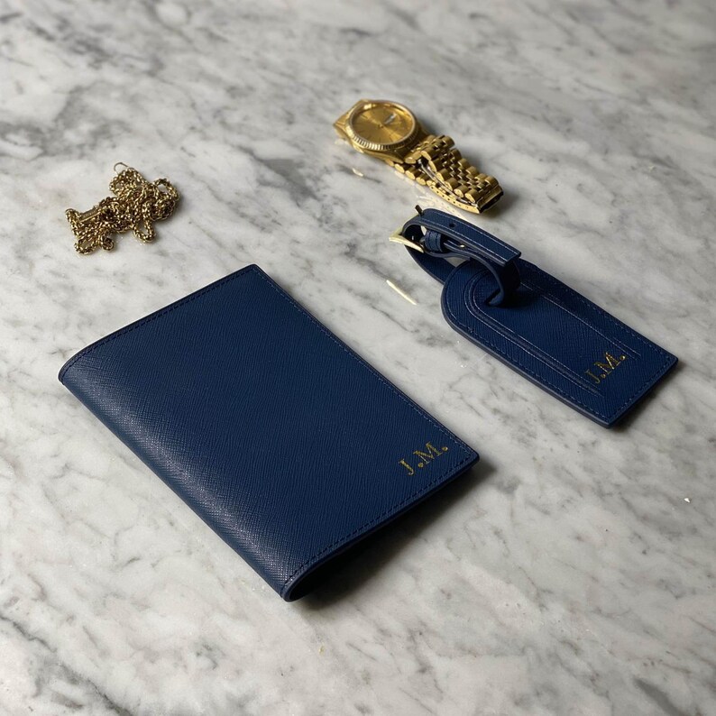 Travel Gift Set, Personalised Travel Passport Holder & Luggage Tag Gift ...