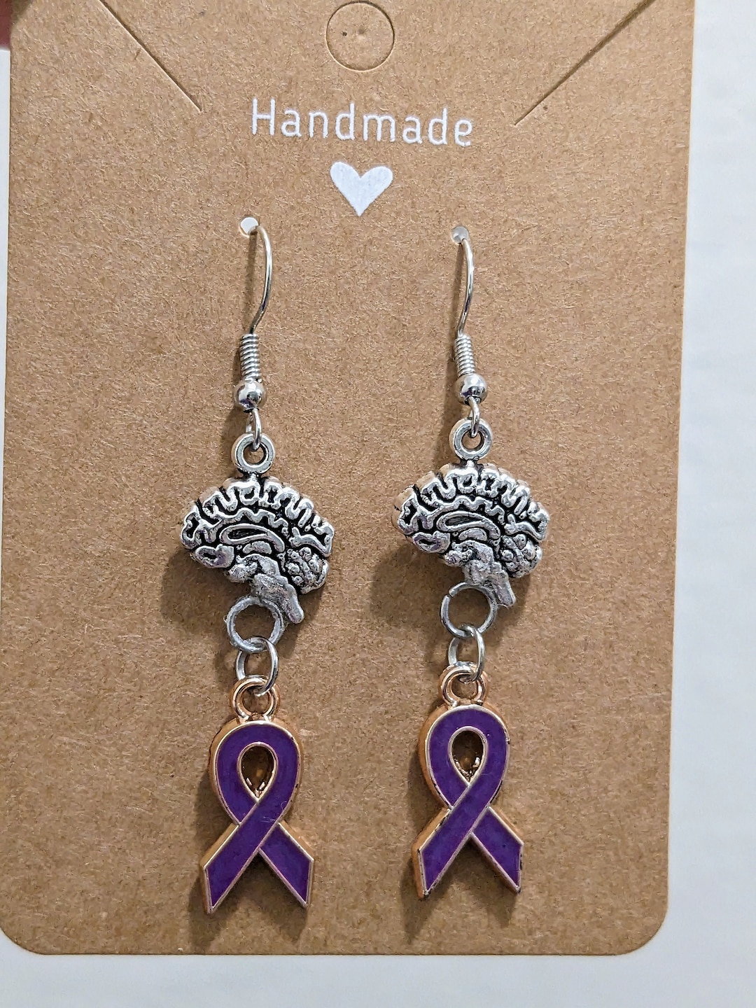 Purple Awareness Brain - Etsy