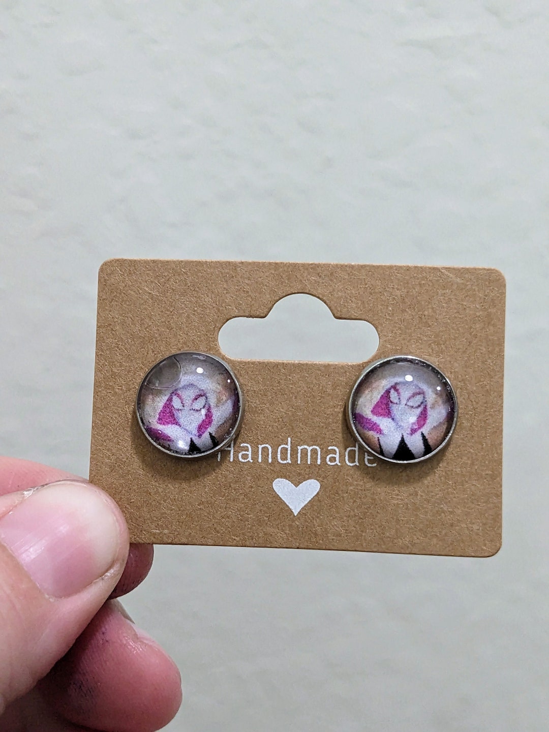 Spider Gwen/miles Morales Studs - Etsy