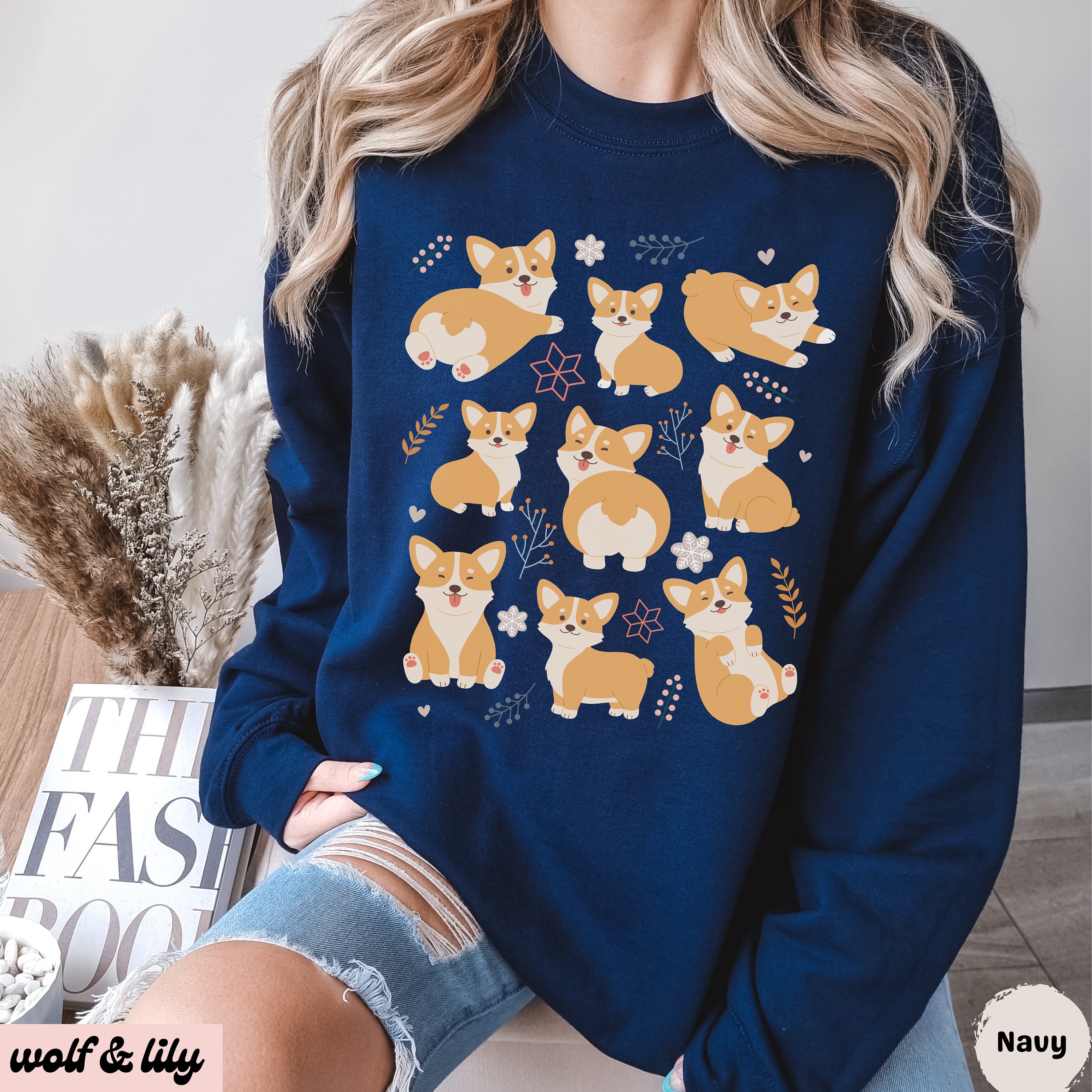 Corgi Shirt Corgi Sweatshirt Corgi Sweater Corgi Gifts Corgi Mama Corgi ...