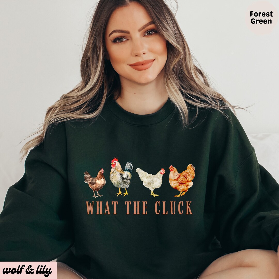 Chicken Sweatshirt Funny Chicken Shirt Funny Chicken Shirts Barn Shirt ...