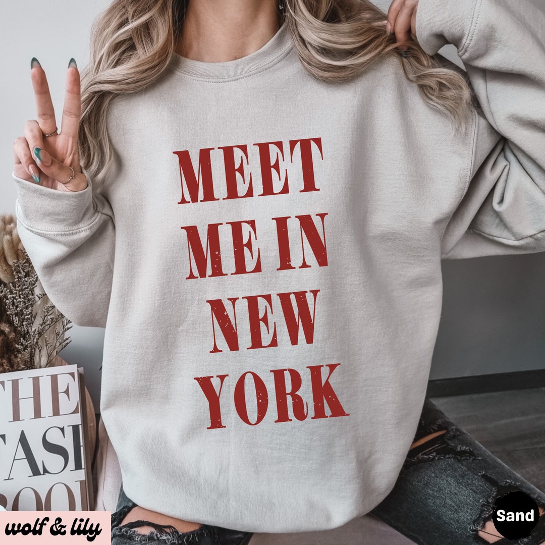 Downtown Girl Aesthetic Crewneck Sweater, Downtown Girl Style, New York ...