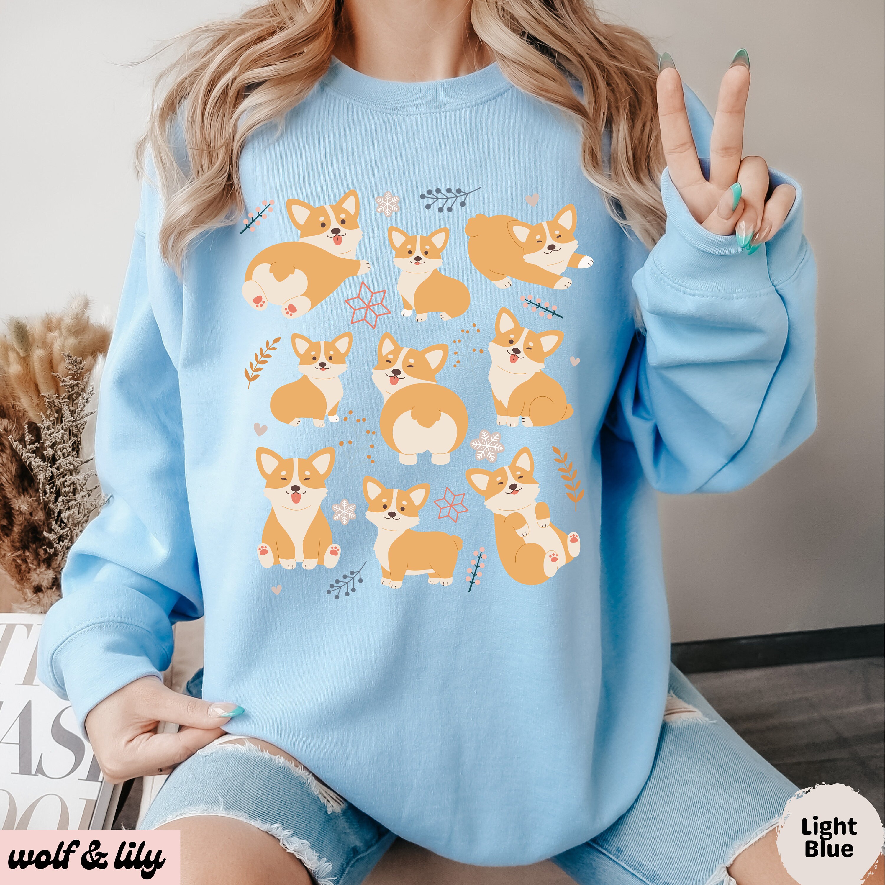Corgi Shirt Corgi Sweatshirt Corgi Sweater Corgi Gifts Corgi Mama Corgi ...