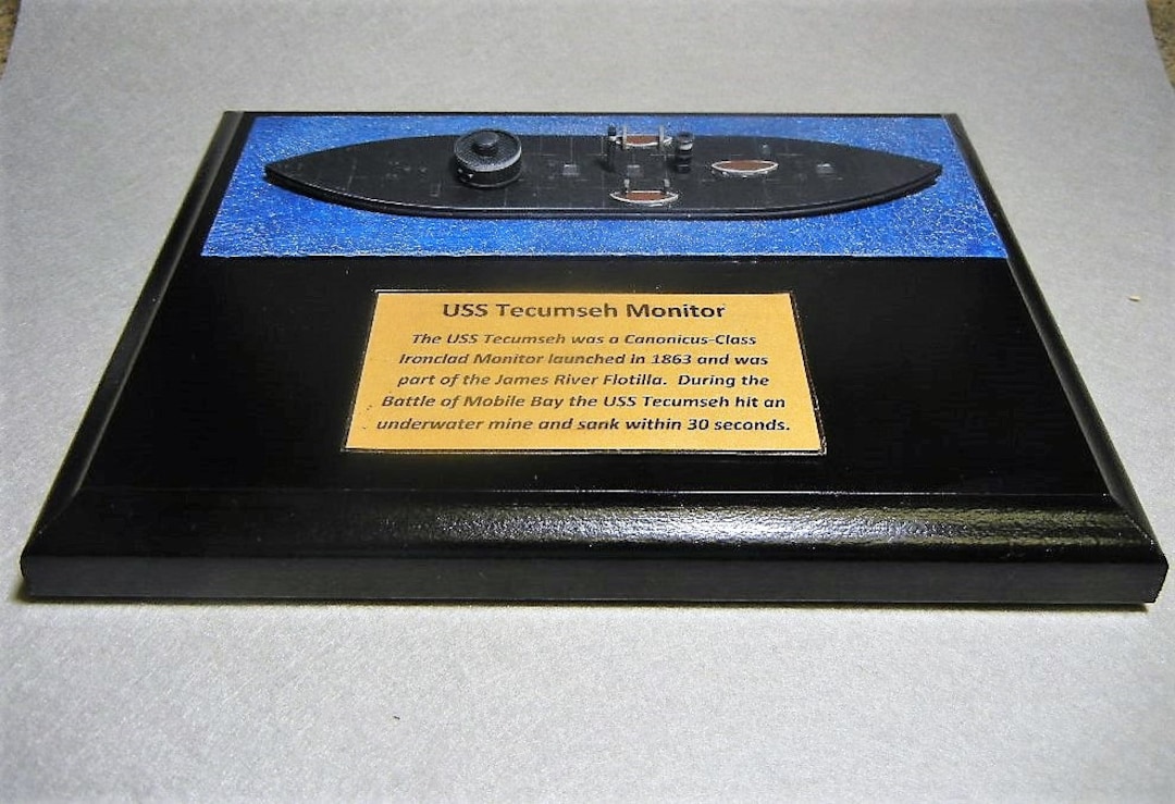 Custom Union Ironclad USS Tecumseh Museum Collectible - Etsy